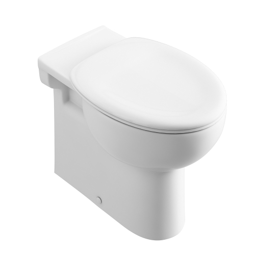 Comfort Raised Height BTW Pan With Soft Close Seat White