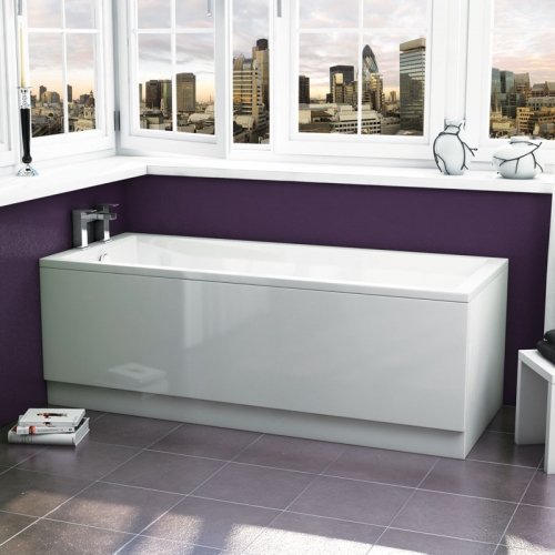 purple bath panel