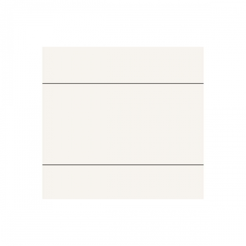 Fibo 2.4m x 0.6m Wall Panels - Contrast (Tile Effect) - Single Panel White