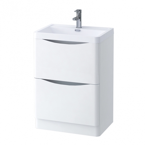 Synergy Kiev 600MM Floorstanding Vanity Unit with Basin - Best Value