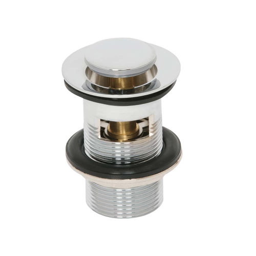 Soar Slotted Basin Waste Plug Top - By Voda Design Chrome