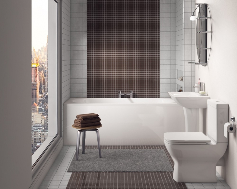 Synergy Bela Cloakroom Basin and Toilet Set