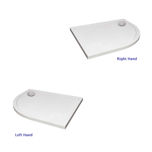 6mm Black Offset Quadrant Bundle Including Enclosure, Tray, Shower & Waste